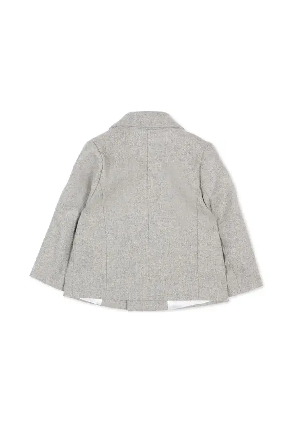 Balmain Logo-plaque Notched-lapels Jacket