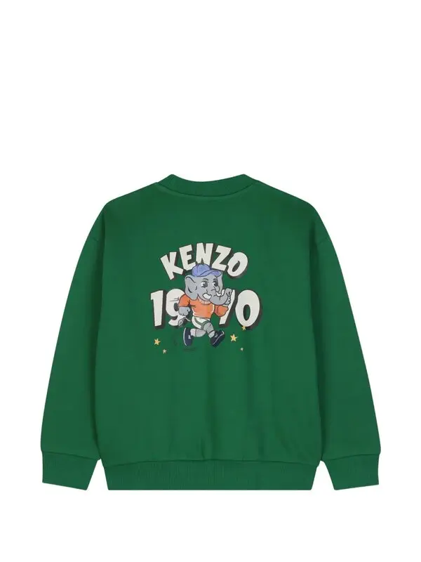 Kenzo Graphic Print Crewneck Sweatshirt