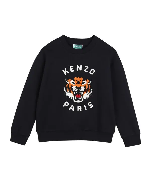 Kenzo Tiger-motif Crew-neck Sweater