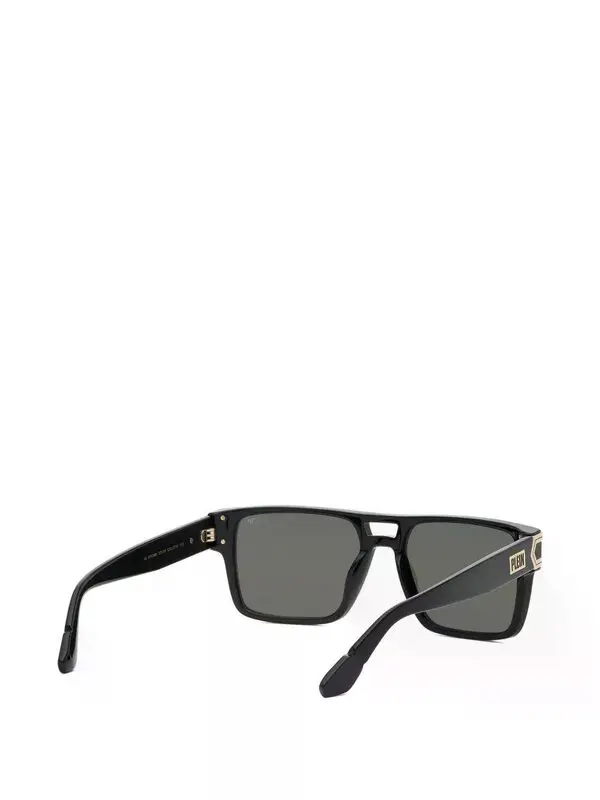 Philipp Plein Logo-plaque Square-frame Sunglasses