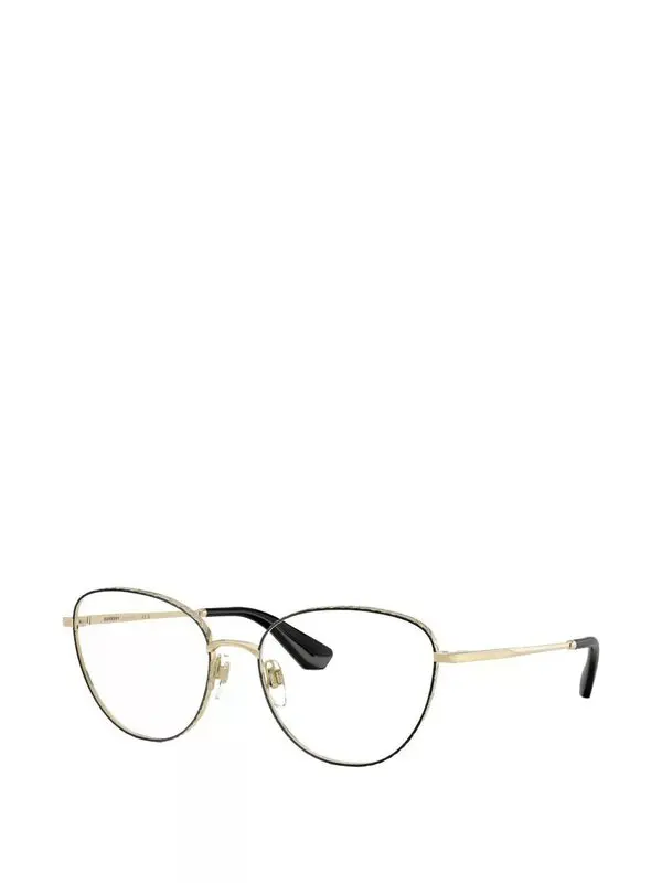 Burberry Engraved Round-frame Glasses