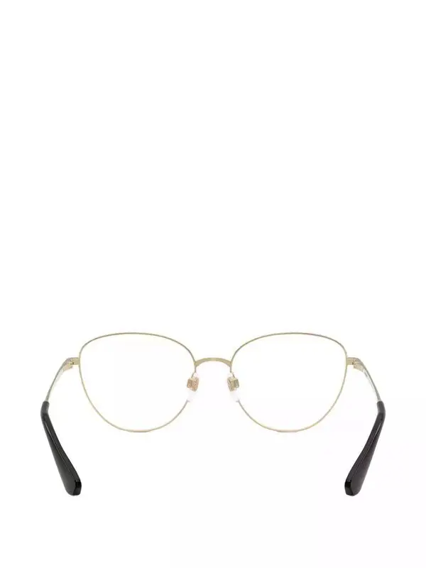 Burberry Engraved Round-frame Glasses