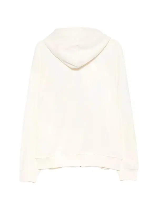 Karl Lagerfeld Logo-embossed Zip-up Hoodie