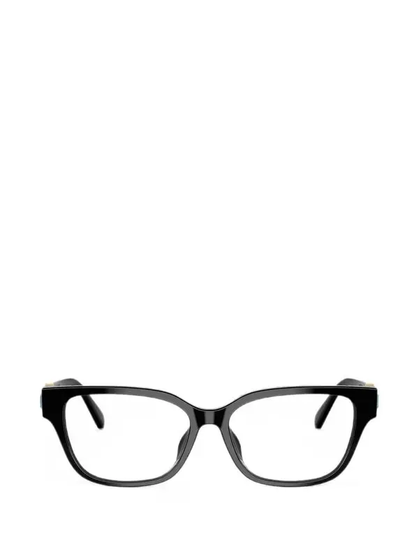 SWAROVSKI Crystal-embellished Square-frame Glasses - Black