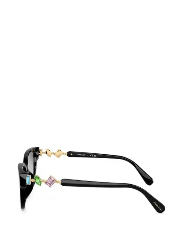 SWAROVSKI Crystal-embellished Square-frame Glasses