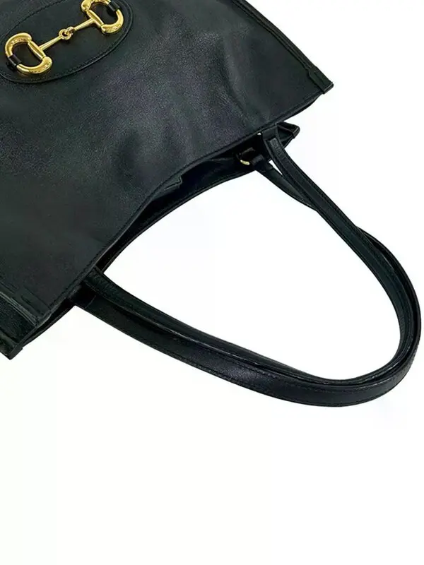 Gucci 2000-2015 Medium Leather Horsebit 1955 Tote Bag