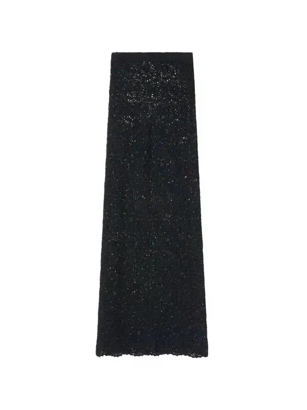 NILI LOTAN Nika Knitted Maxi Skirt