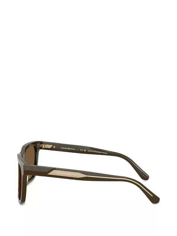 Emporio Armani Rectangle-frame Sunglasses