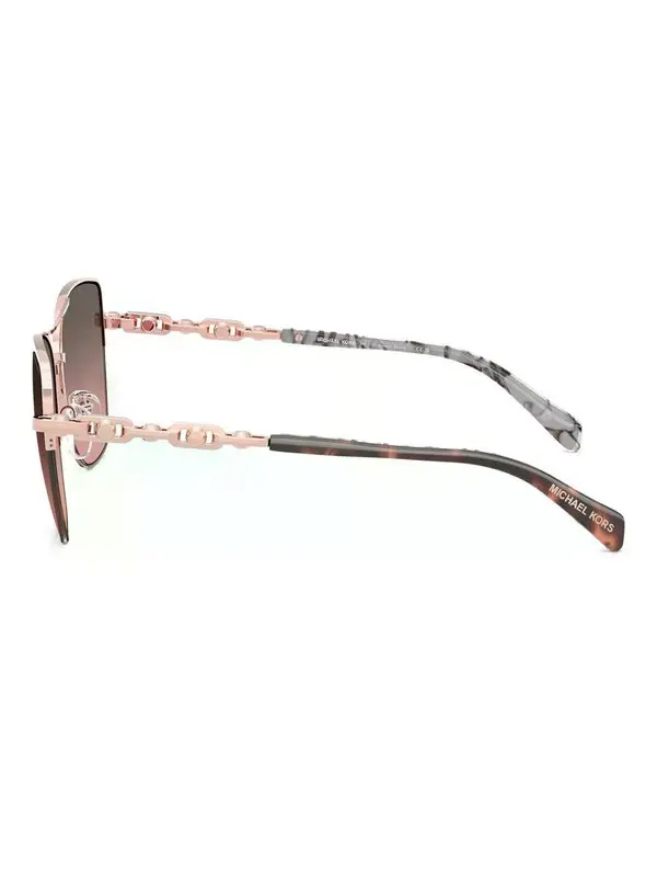 Michael Kors Chain-link Metal Sunglasses