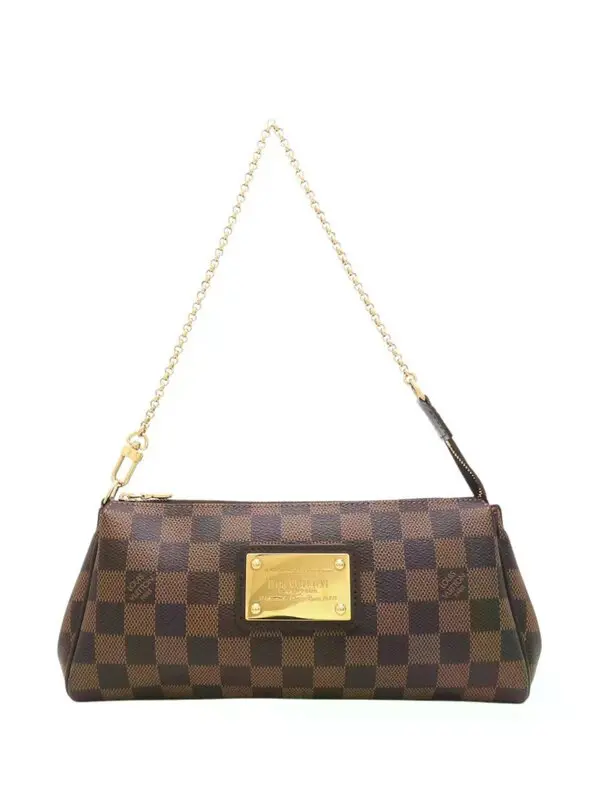 LOUIS VUITTON 2012 Damier Ebene Eva Satchel