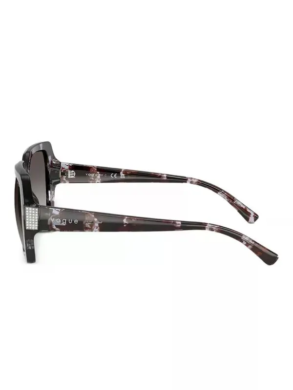 VOGUE EYEWEAR Geometric Embellishment Sunglasses