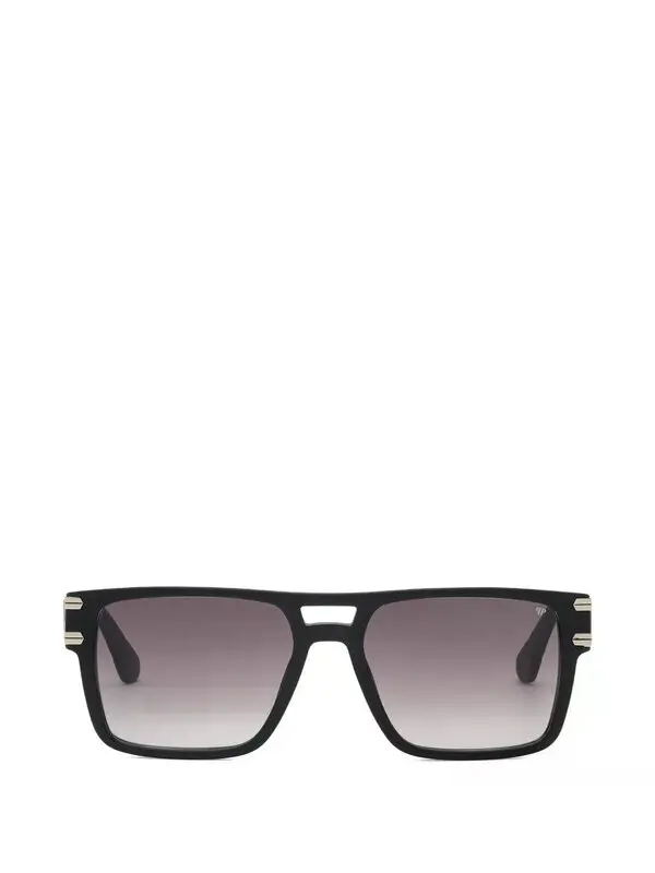 Philipp Plein Logo-plaque Square-frame Sunglasses