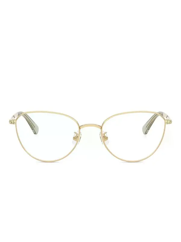 SWAROVSKI Crystal-embellished Cat-eye Glasses - Gold