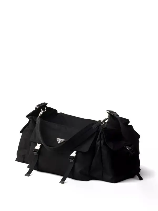 Prada Re-nylon And Leather Duffel Bag