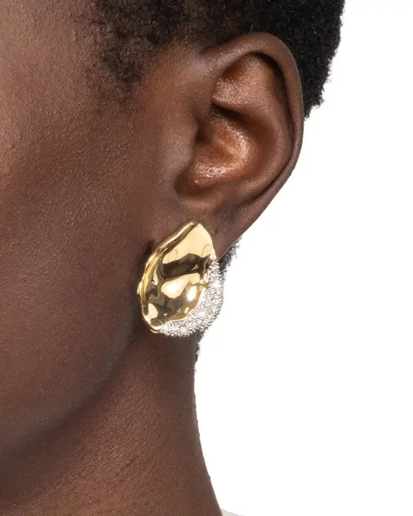 Alexis Bittar Solanales Crystal Petal Post Earrings