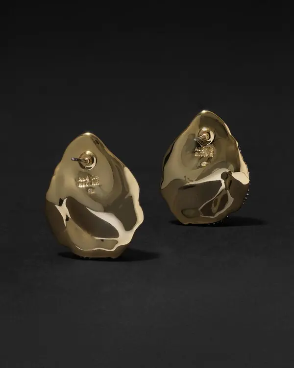 Alexis Bittar Crystal Petal Post Earrings