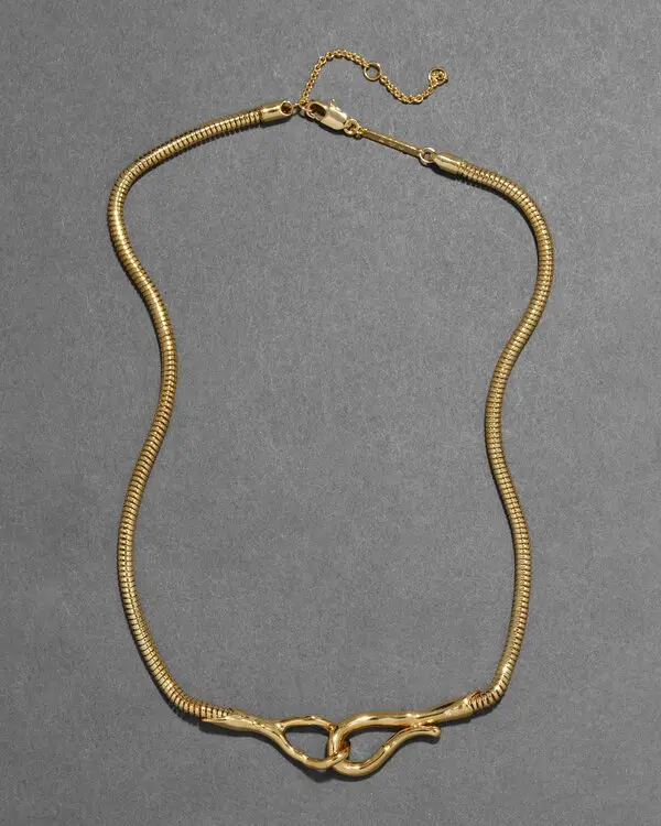Alexis Bittar Molten Hook Choker Necklace