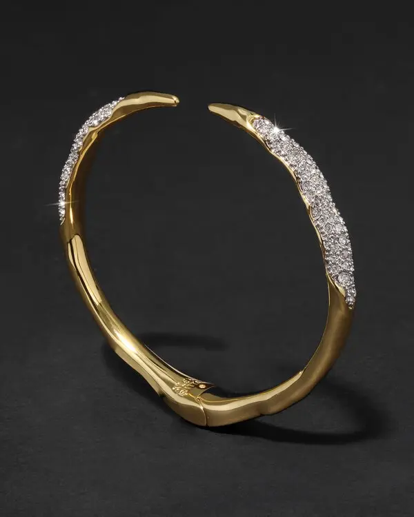 Alexis Bittar Solanales Crystal Spear Hinge Bracelet