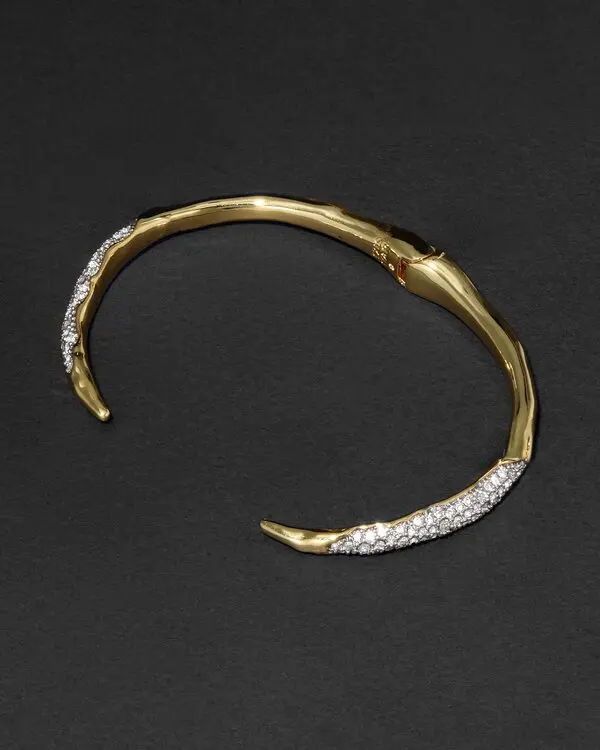 Alexis Bittar Solanales Crystal Spear Hinge Bracelet