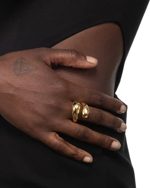 Alexis Bittar Molten Dome Ring - Gold