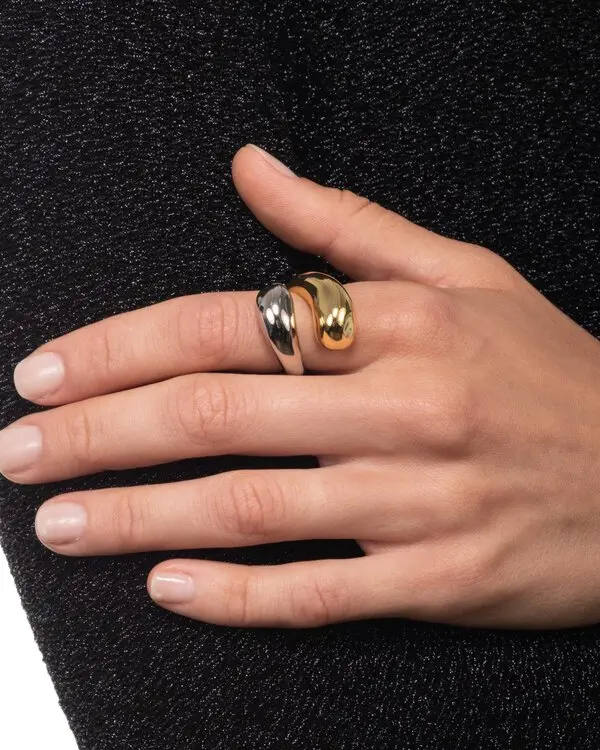Alexis Bittar Molten Dome Ring - Two-tone