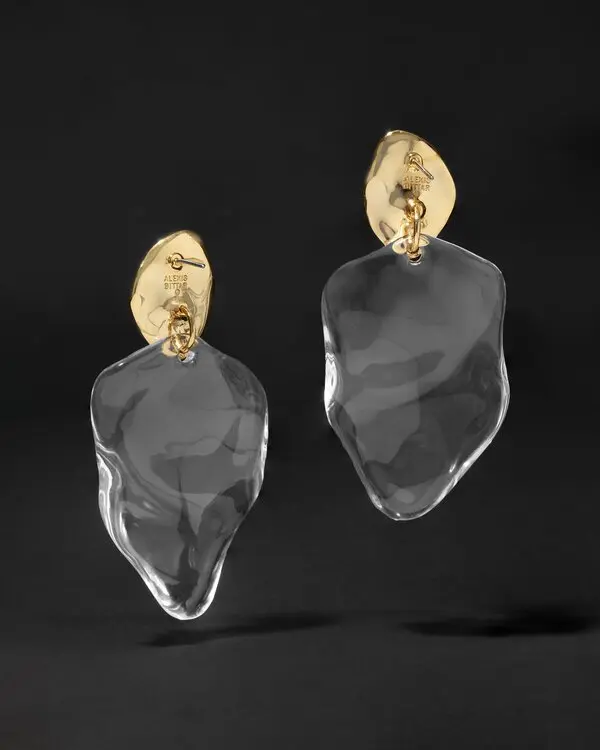 Alexis Bittar Liquid Lucite Petal Drop Earrings