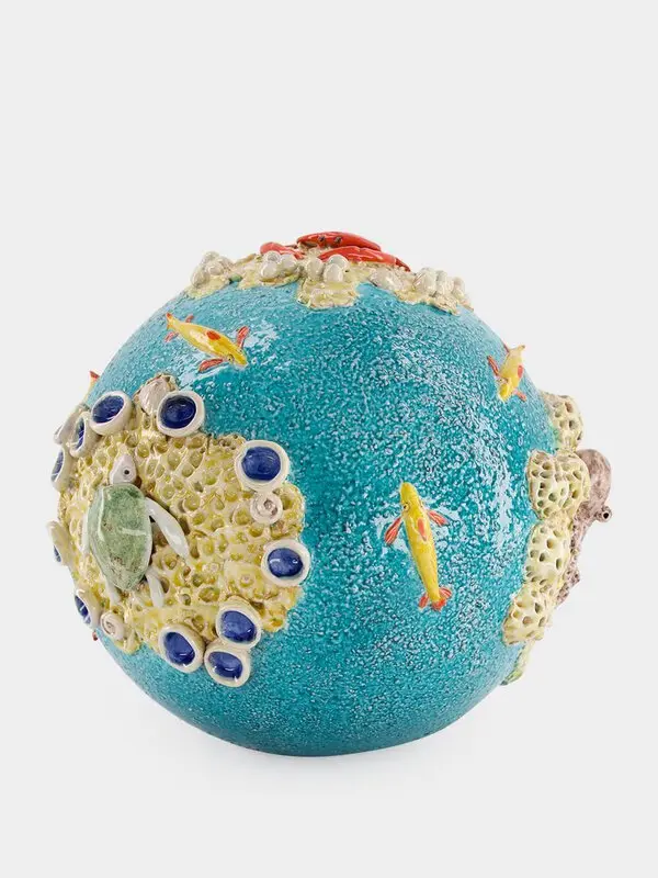 CERAMICA ND DOLFI Sea Ceramic Decorative Sphere