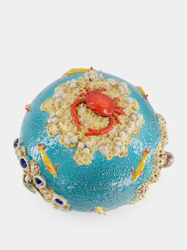 CERAMICA ND DOLFI Sea Ceramic Decorative Sphere