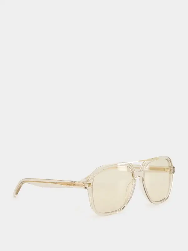 Saint Laurent Sl 545 Aviator Sunglasses