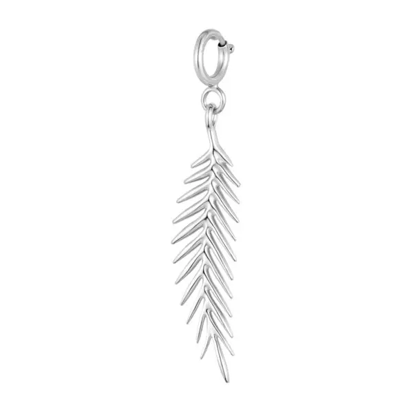 LARISA BEAUMONT 14k Solid Egg Pendant - White