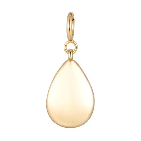 LARISA BEAUMONT 14k Solid Teardrop Pendant Charm