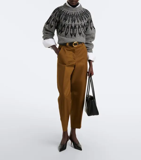 Altuzarra Bix Cotton Tapered Pants