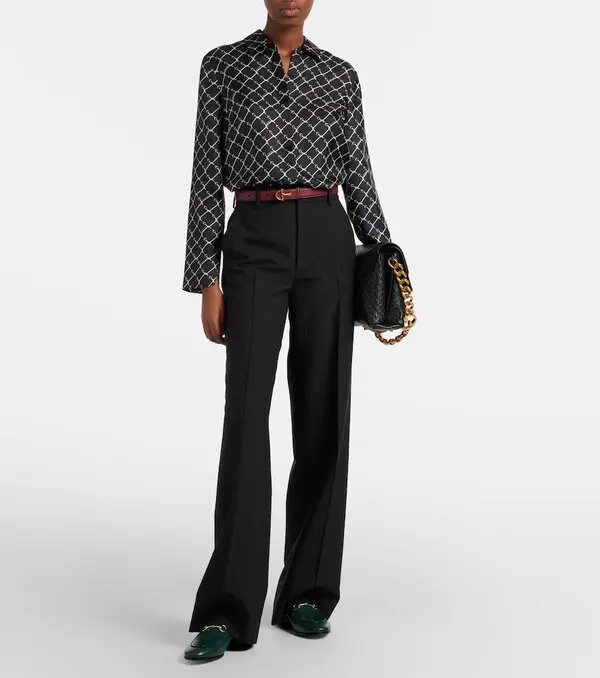 Gucci Horsebit Leather Loafers - Green