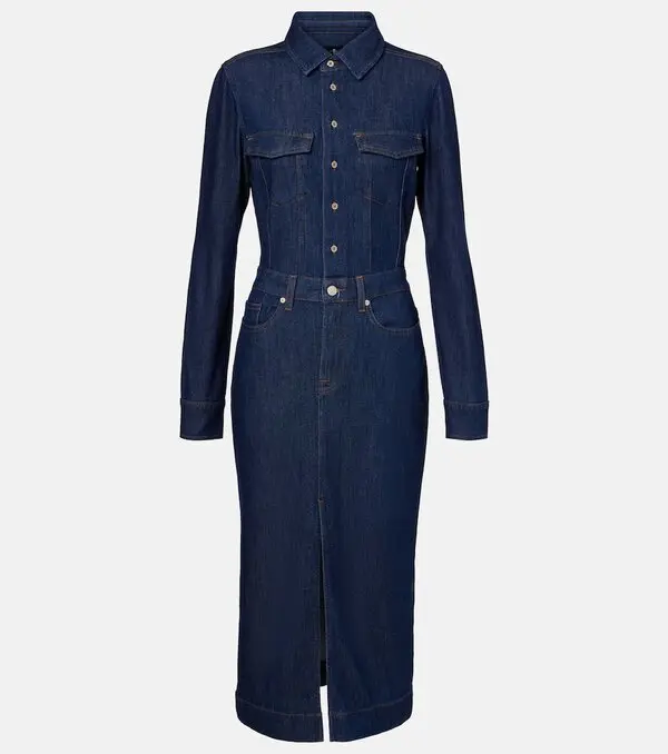 7 For All Mankind Denim Shirt Dress
