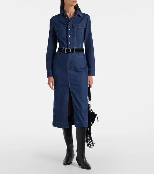 7 For All Mankind Denim Shirt Dress