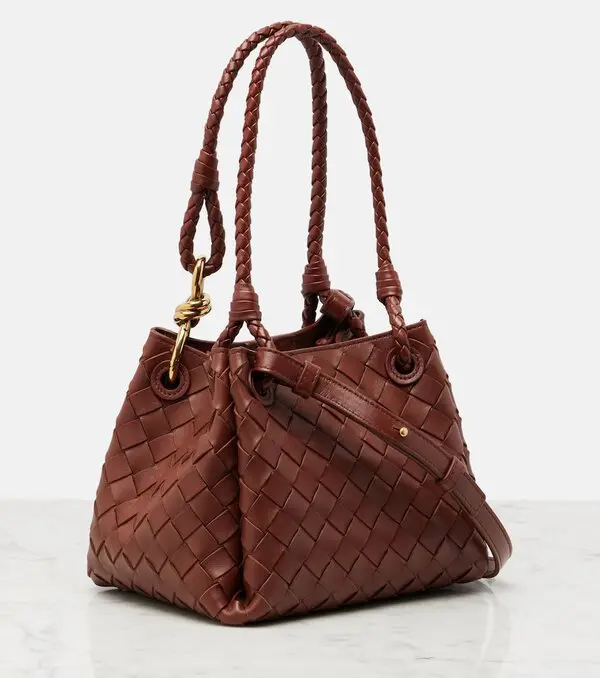 Bottega Veneta Parachute Small Intrecciato Leather Tote Bag