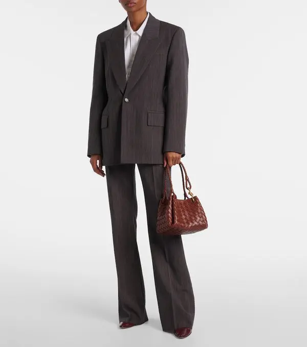 Bottega Veneta Parachute Small Intrecciato Leather Tote Bag