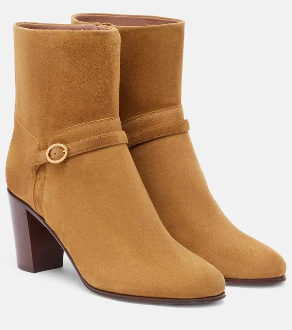 Valentino Garavani Suede Ankle Boots - Brown