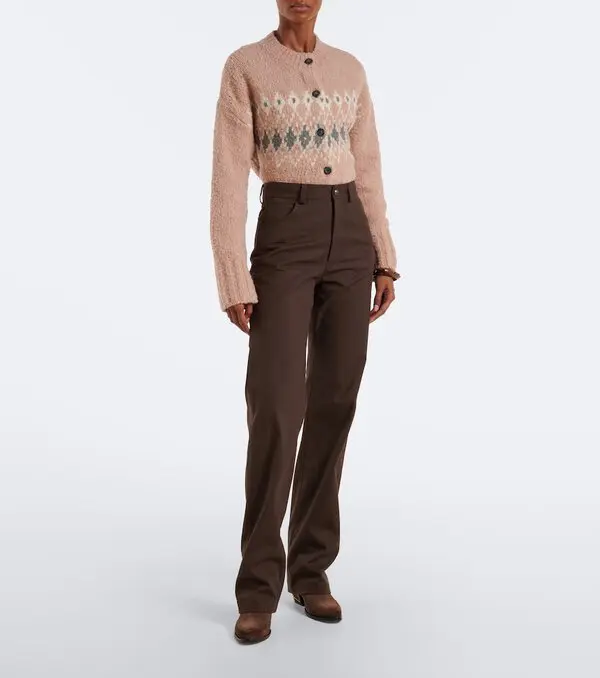 Altuzarra Mills Cotton Straight Pants