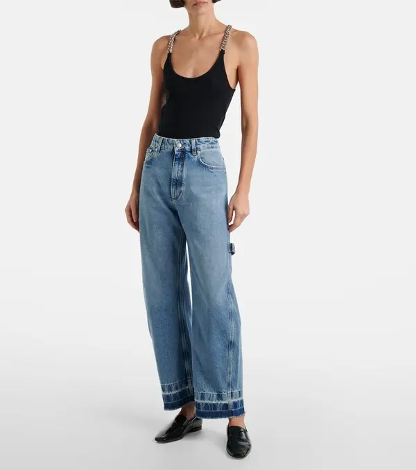 Stella McCartney Mid-rise Wide-leg Jeans