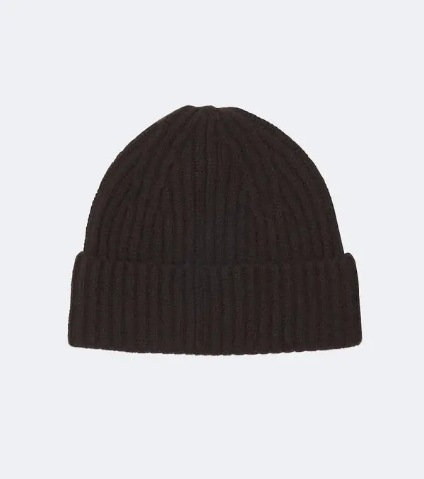 LISA YANG Ribbed-knit Cashmere Beanie - Brown