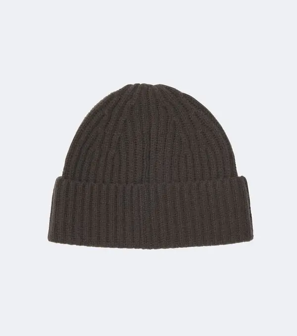 LISA YANG Ribbed-knit Cashmere Beanie - Brown