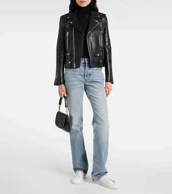 Saint Laurent Gym Leather Sneakers
