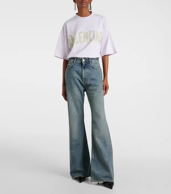 Balenciaga Mid-rise Flared Jeans