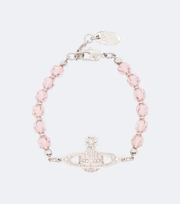 VIVIENNE WESTWOOD Orb Beaded Bracelet - Pink