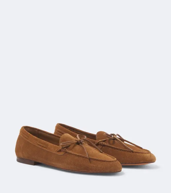 Ralph Lauren Purple Label Suede Boat Shoes