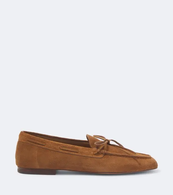 Ralph Lauren Purple Label Suede Boat Shoes