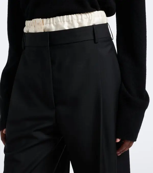 RÓHE Wool And Mohair Wide-leg Pants