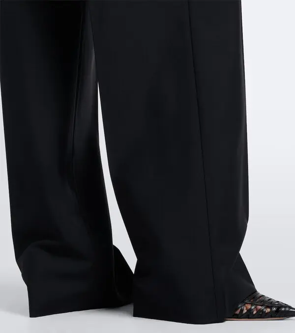 RÓHE Wool And Mohair Wide-leg Pants