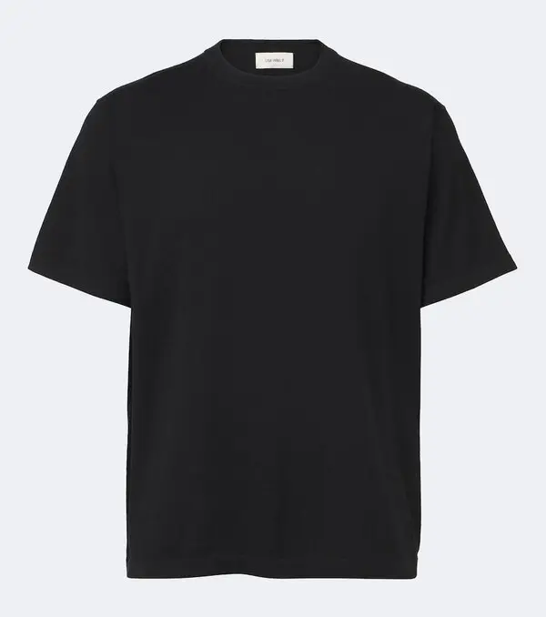 LISA YANG Bradley Cotton And Cashmere T-shirt - Black